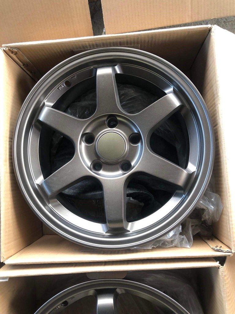 16” TE37 Design code STW457 Bronze mags 5Holes pcd 114 Bnew on Carousell