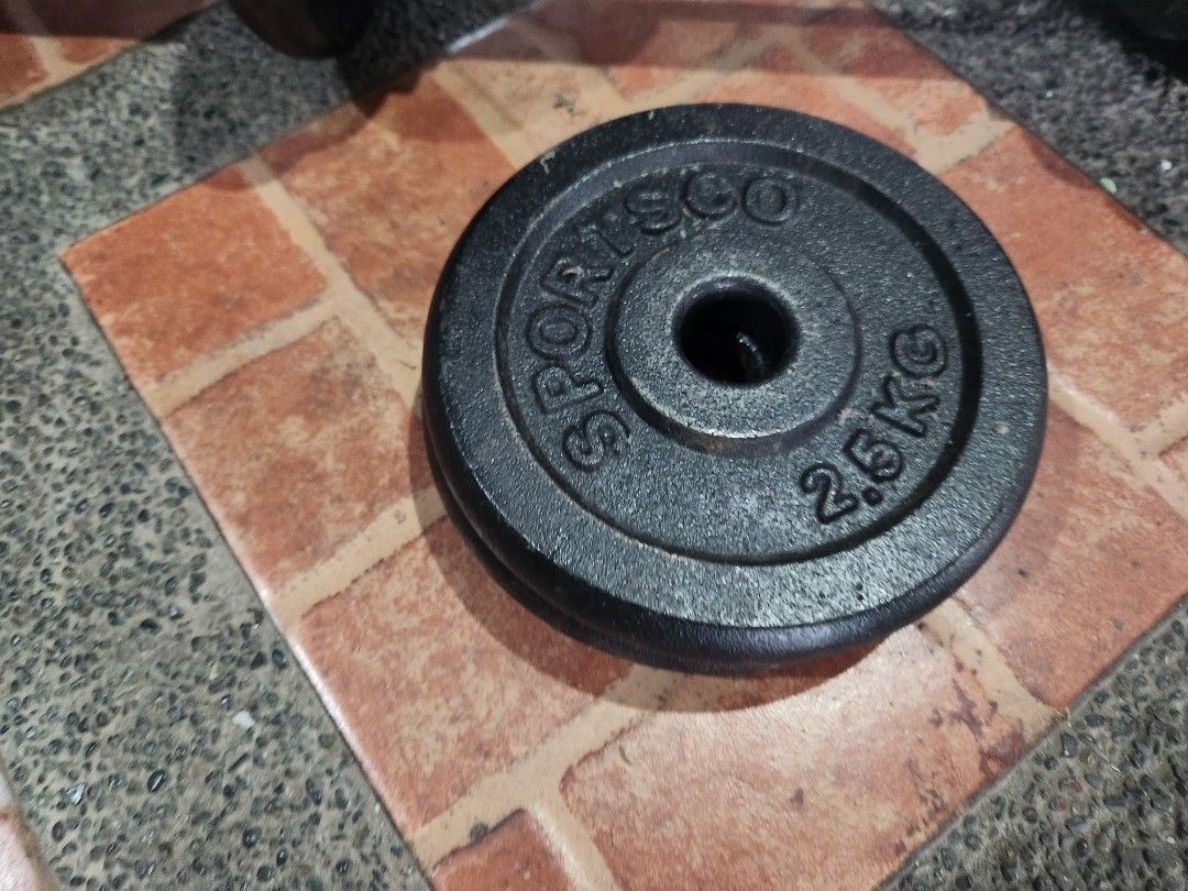 21kg dumbbells weight and connector on Carousell