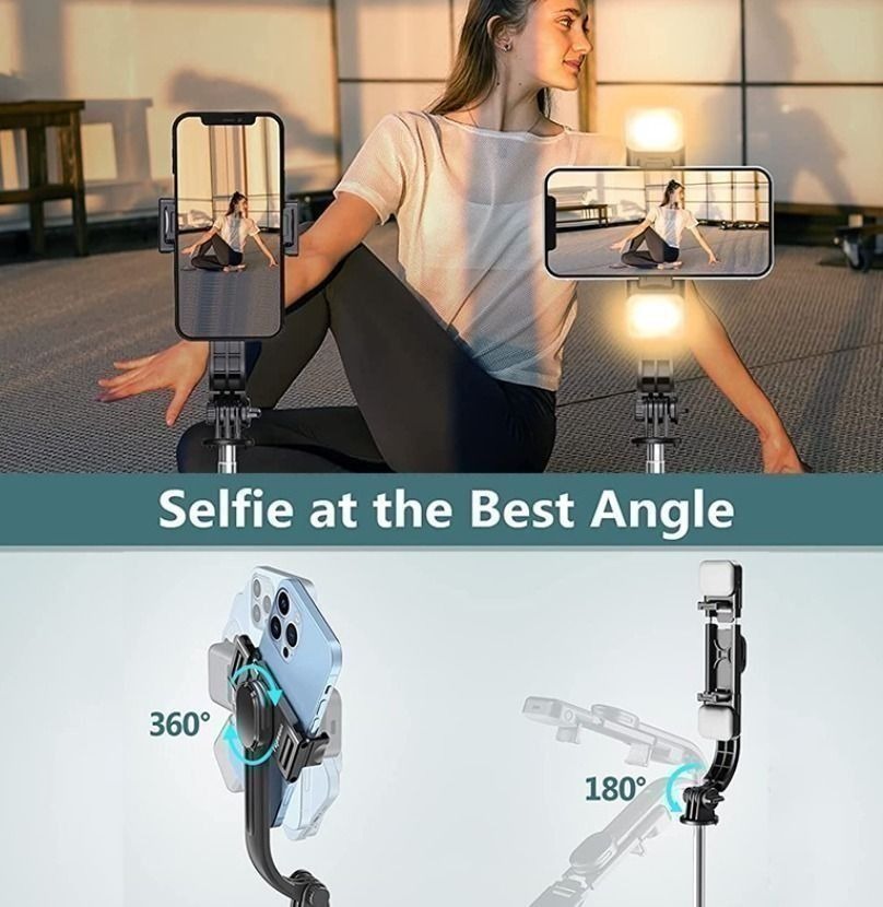 2LightPro Selfie Stick Tripod with Bluetooth Remote Extendable ...