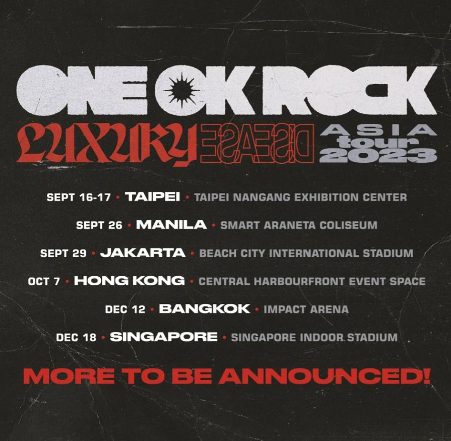 [收2張]one ok rock香港場vip票, 門票＆禮券, 活動門票 - Carousell