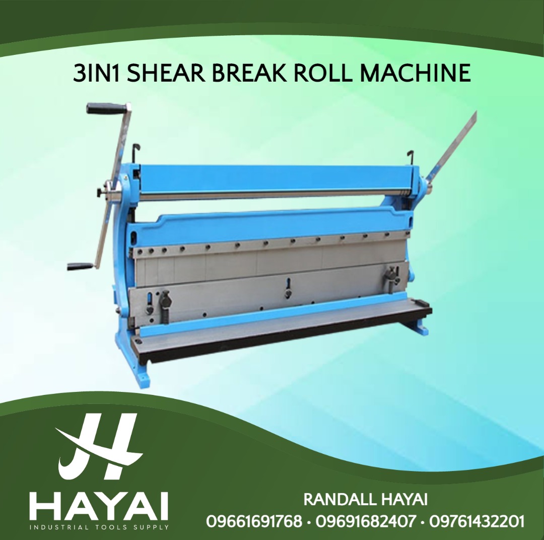3in1 Combination Shear Brake Roll Machine, Commercial & Industrial ...