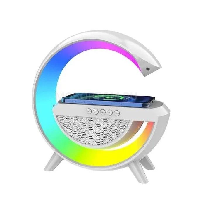 全場最抵 面交 Led wireless charging speaker (White)XM-11 LED Wireless ...