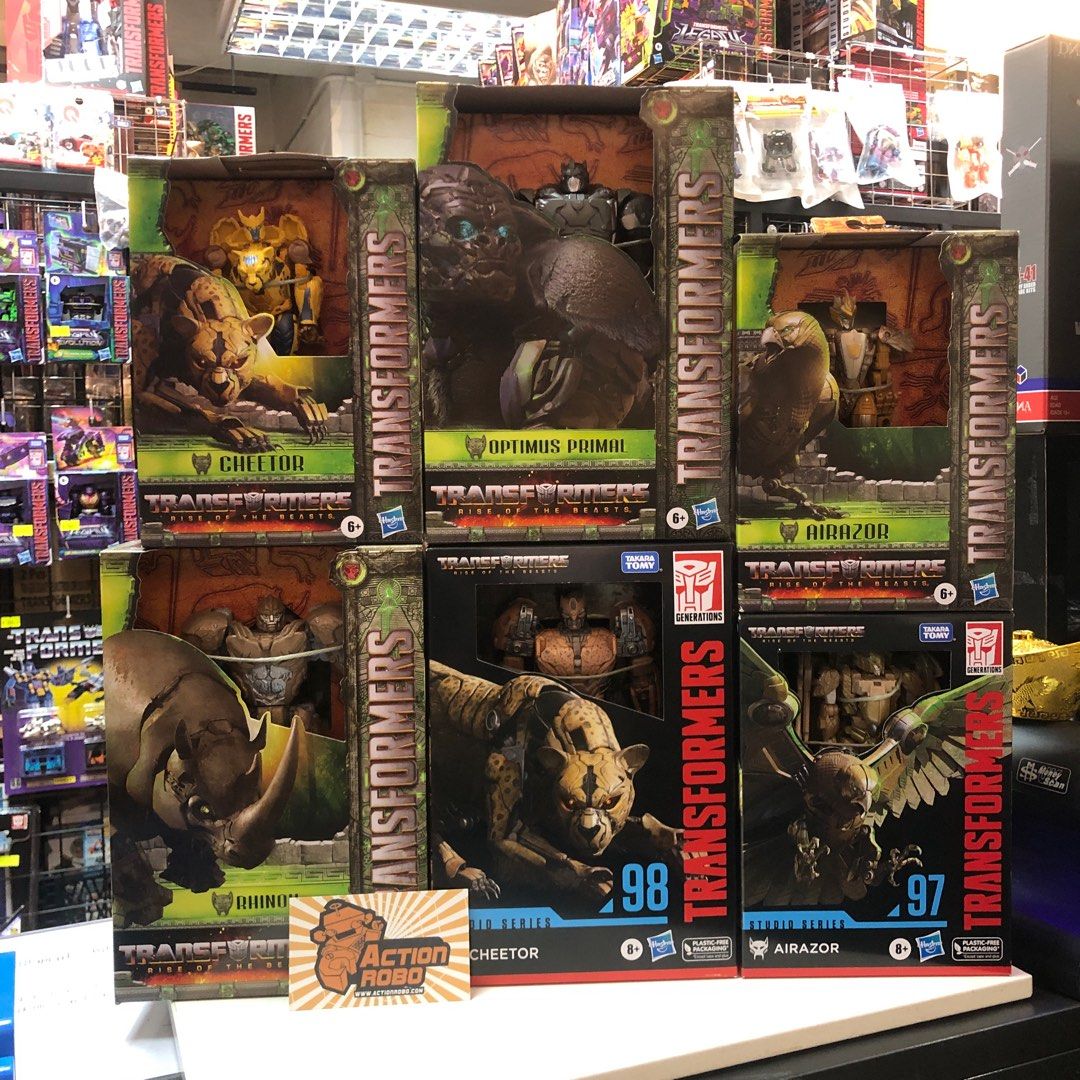 變形金剛：狂獸崛起 野獸組合 Maximal ROTB Optimus Primal / SS98 Cheetor / ROTB Rhinox ...