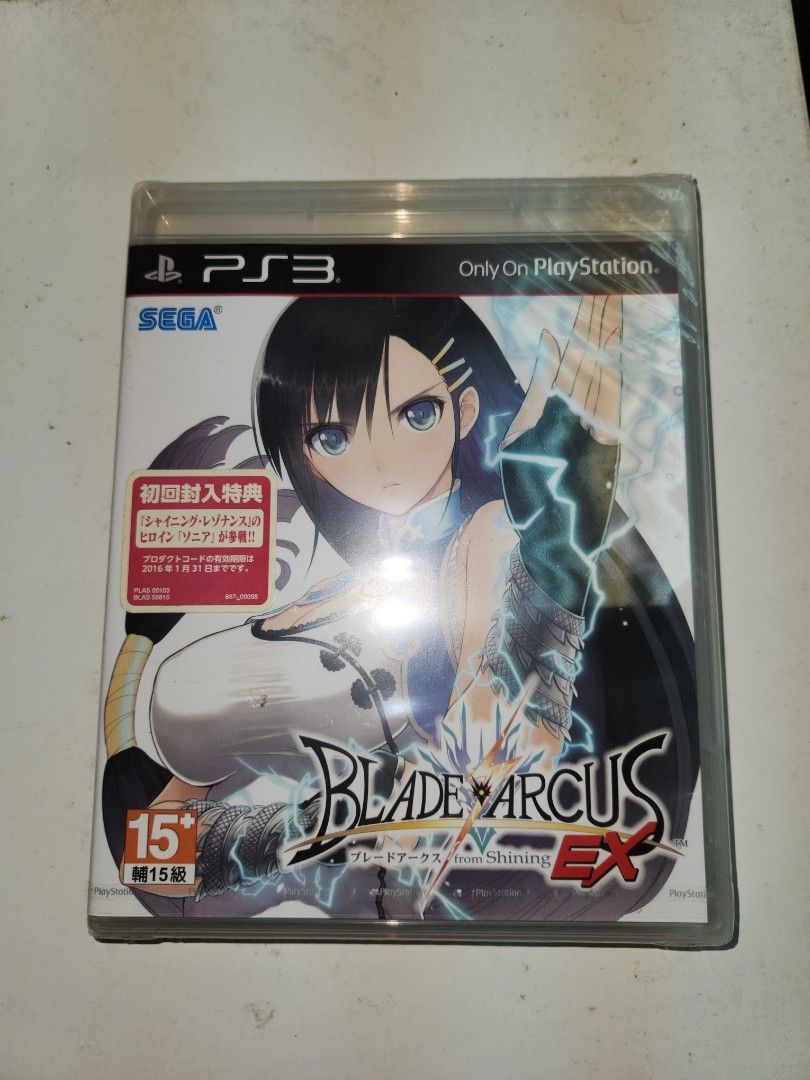 全新 未開封 PS3 Blade Arcus from Shinning EX 光明格鬥刀鋒對決 連 初回封入特典, 電子遊戲, 電子遊戲 ...