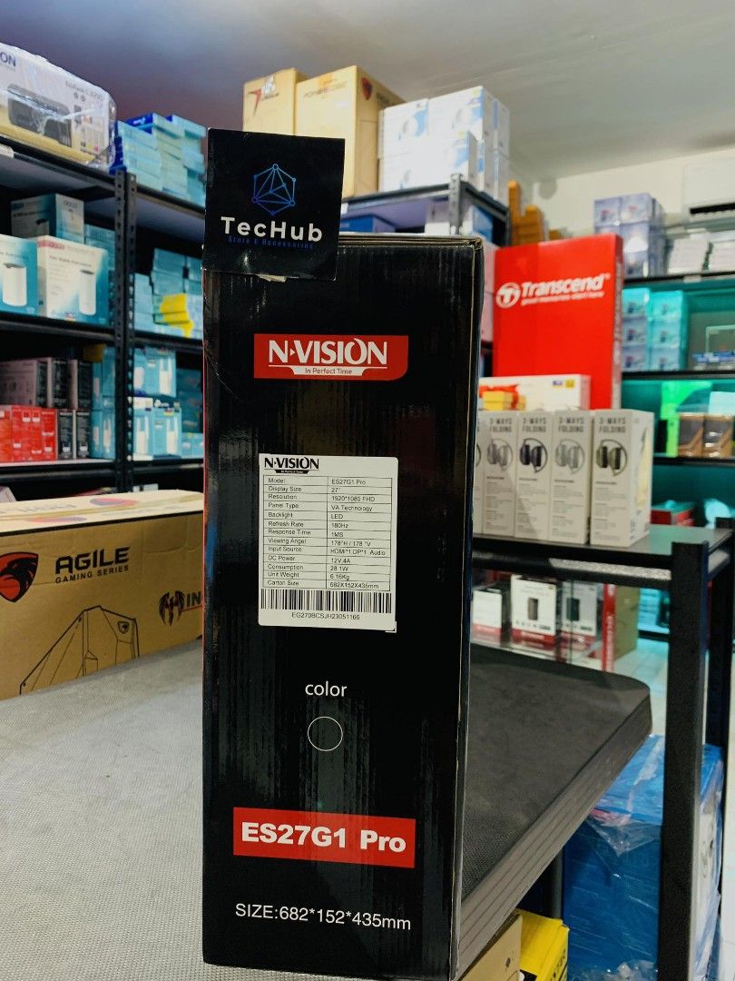 " Nvision 27"" LED Monitor 180Hz Gaming Monitor FHD AMD Freesync ...
