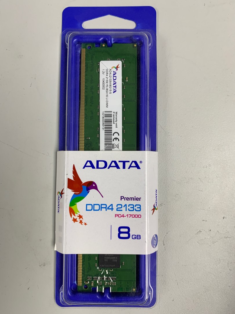 Adata 8GB DDR4 ram, Computers & Tech, Parts & Accessories, Computer ...