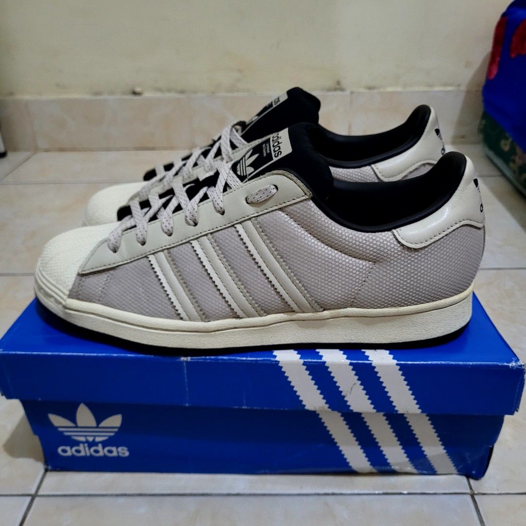 Adidas Superstar GZ4828 UK8 EUR42 White Black Original Like New, Fesyen ...