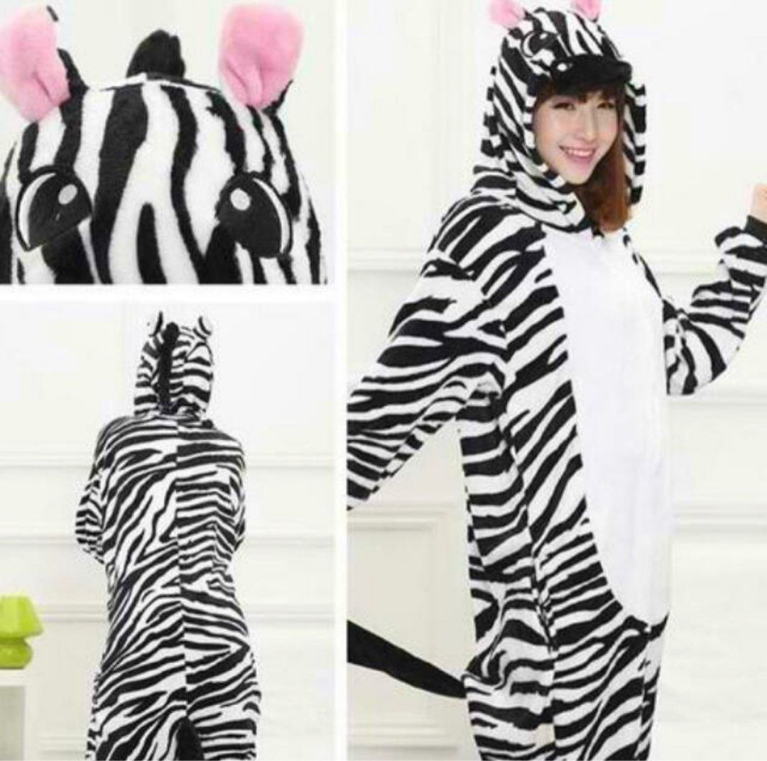 Adult Zebra Onesie On Carousell