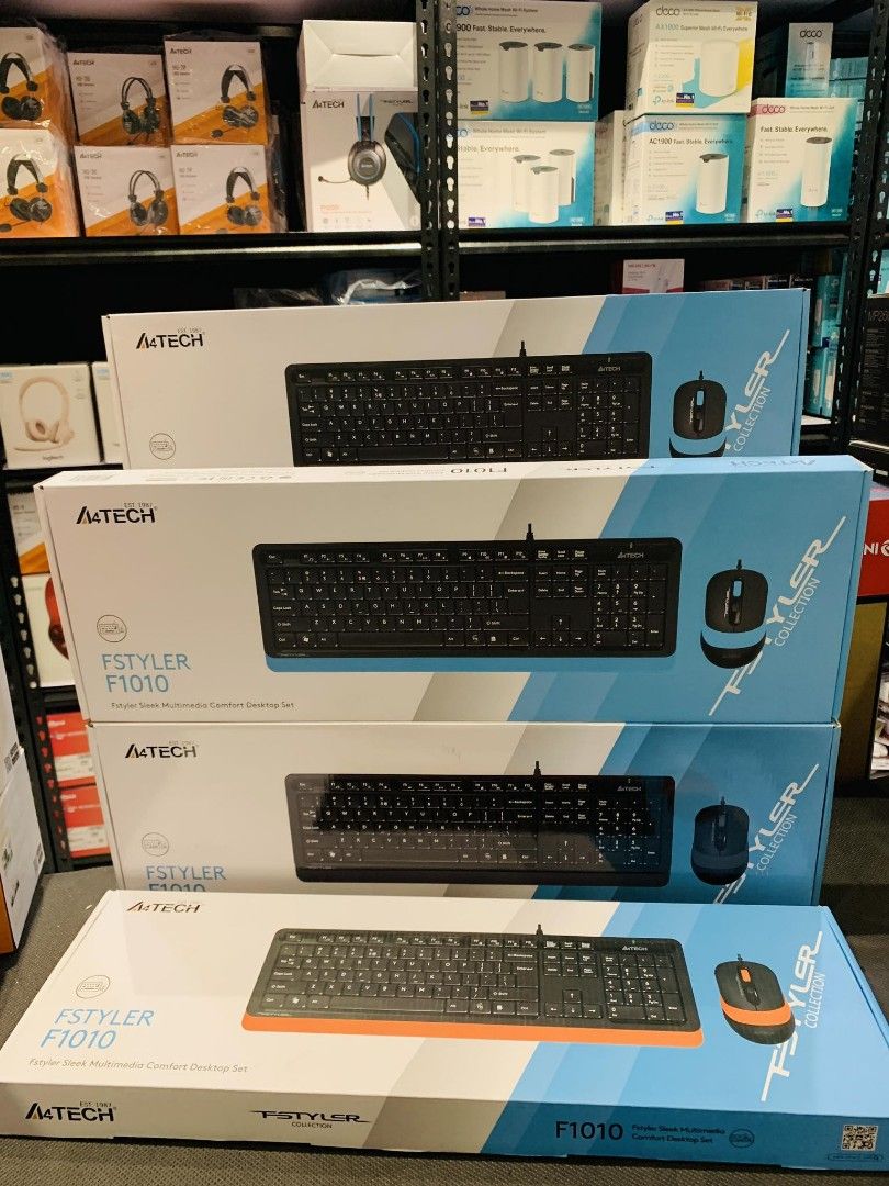 All A4tech F1010 Keyboard Mouse Combo USB, Computers & Tech, Parts & Accessories, Computer ...