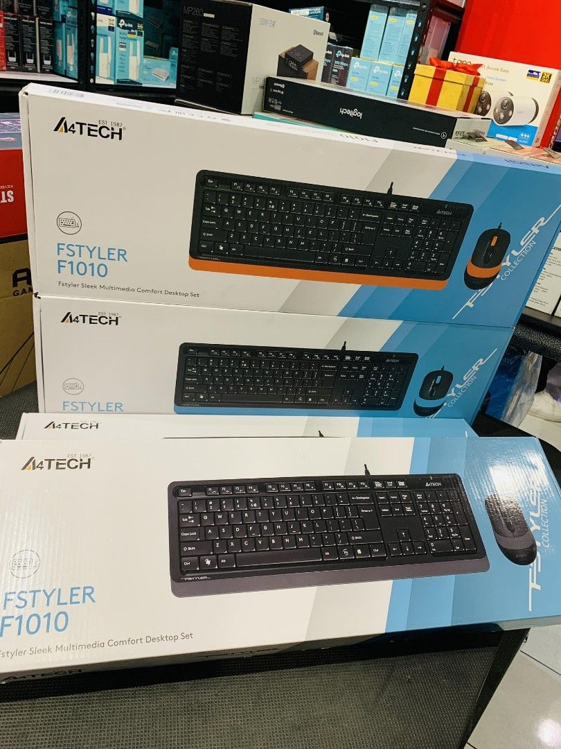 All A4tech F1010 Keyboard Mouse Combo USB, Computers & Tech, Parts & Accessories, Computer ...