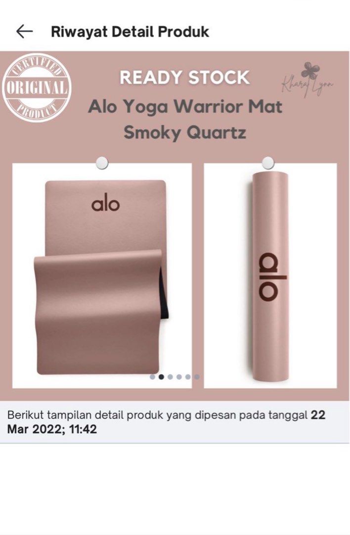 Alo Yoga Mat Strap On Carousell