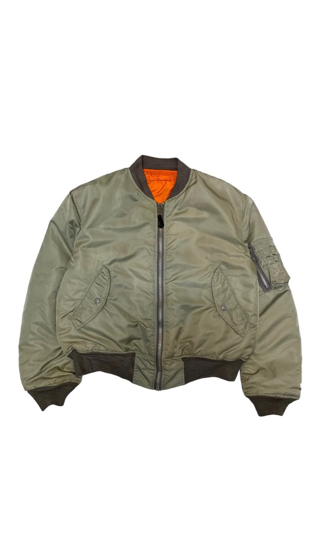 Alpha Industries Bomber Jacket, Fesyen Pria, Pakaian , Baju Luaran di ...