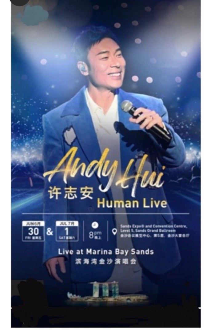 Andy Hui Human Live Concert, Tickets & Vouchers, Event Tickets on Carousell