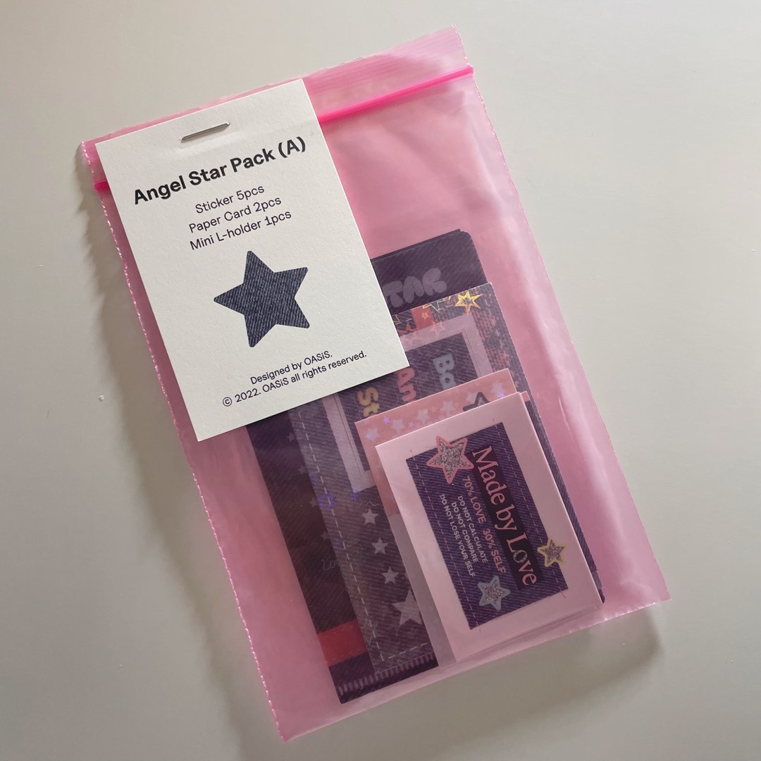 angel star pack (a) stickers by oasis zip, Buku & Alat Tulis, Alat ...