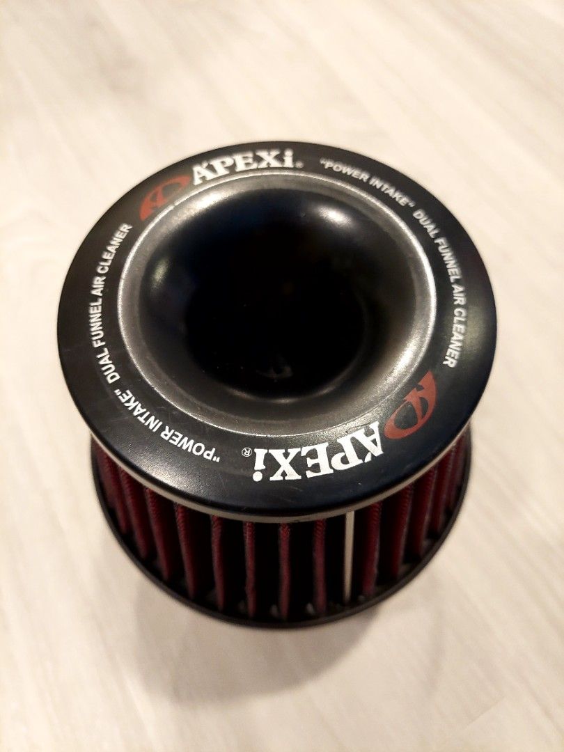 Apexi open pod filter w adapter and hose, Car Accessories, Accessories ...