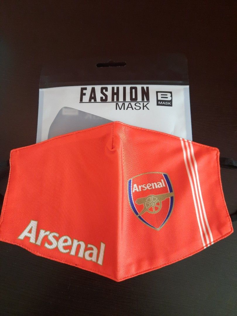 Arsenal Mask, Health & Nutrition, Face Masks & Face Shields on Carousell