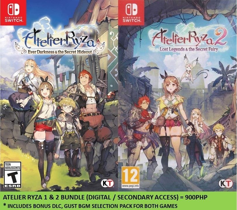 Atelier Ryza 1 and 2 , Video Gaming, Video Games, Nintendo on Carousell