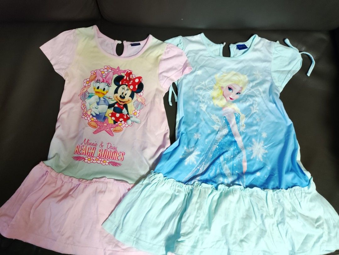 Authentic Disney Princess Tops for 4-6yo girl, Babies & Kids, Babies ...