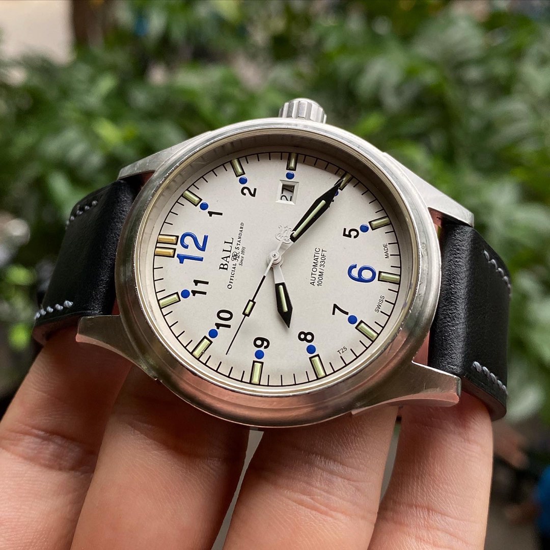 Ball Fireman Night Train NM1090C Automatic 43mm, Fesyen Pria, Jam ...