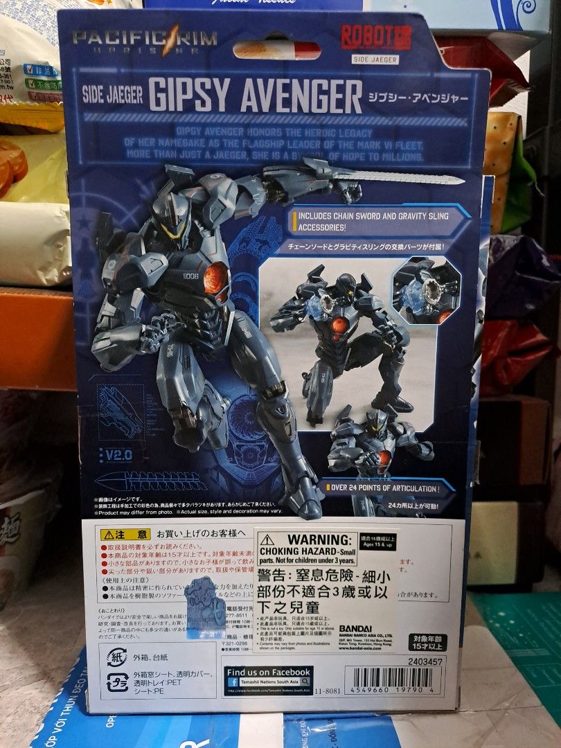 Bandai Robot Spirits Pacific Rim Gipsy Avenger, Hobbies & Toys, Toys ...