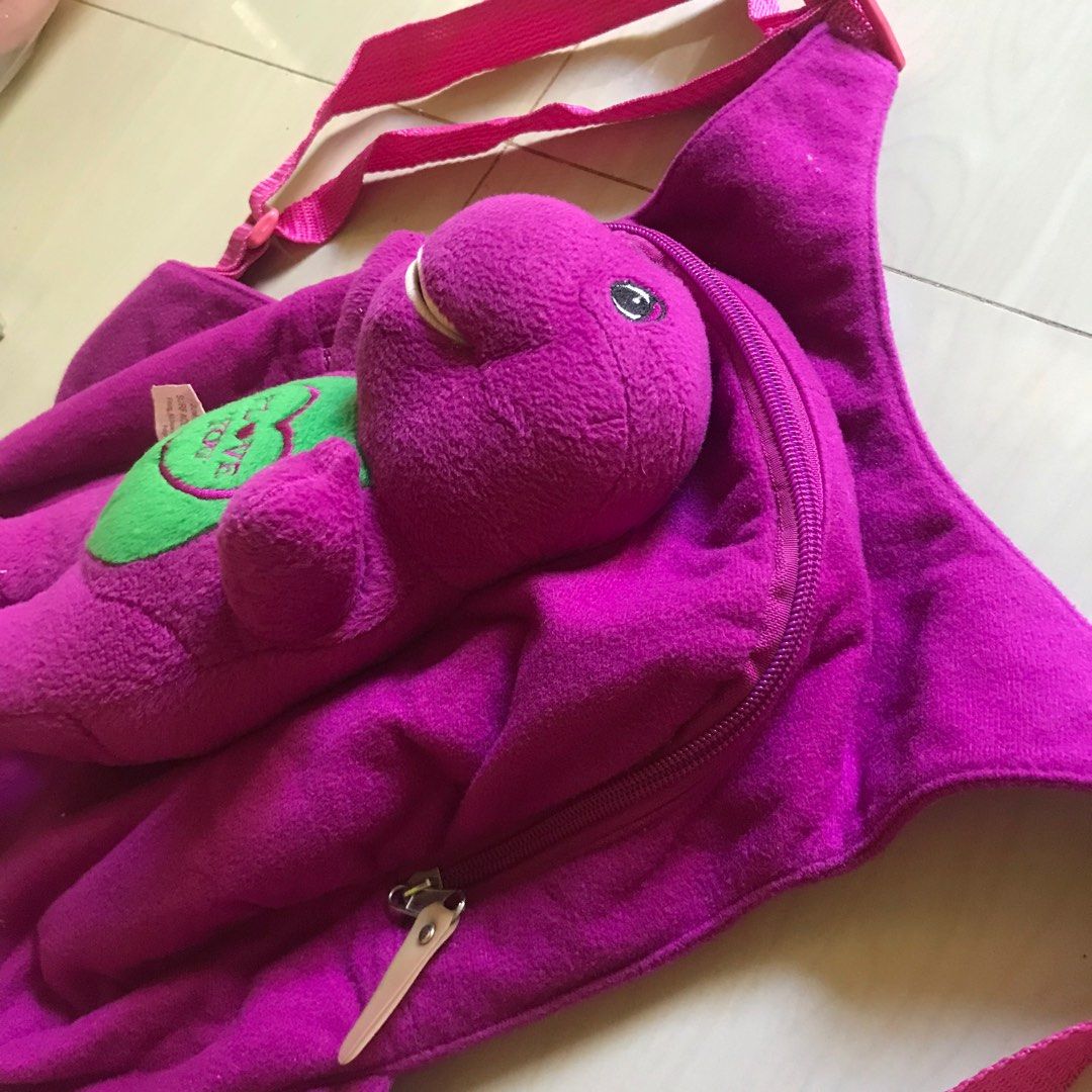 barney kids babies backpack on Carousell