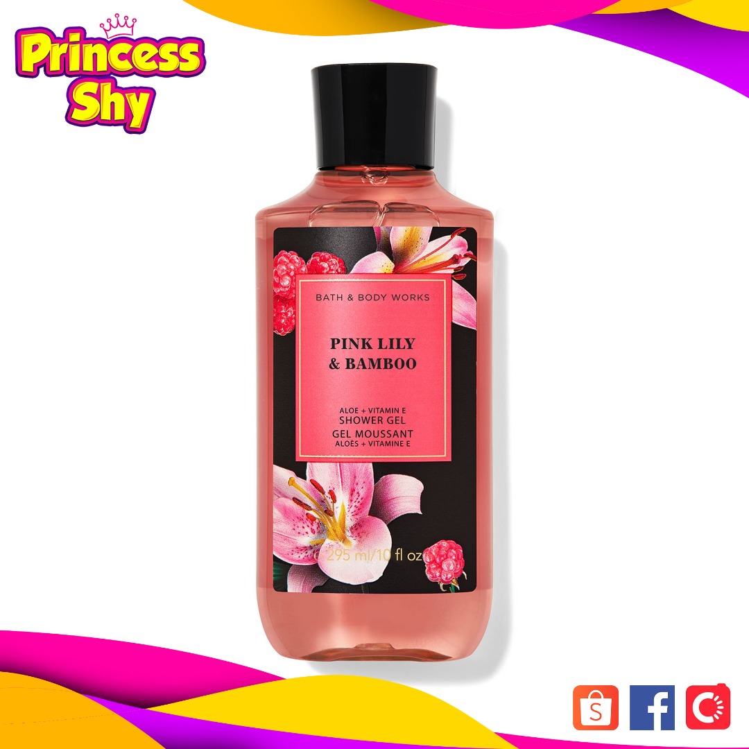 Bath And Body Works Pink Lily And Bamboo Shower Gel 295ml On Carousell