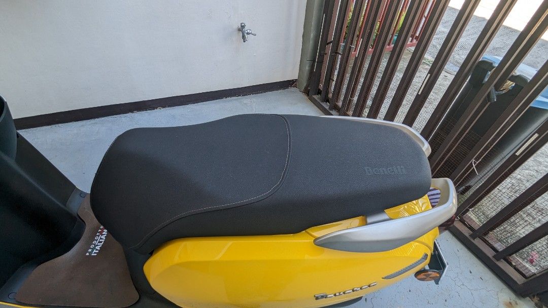 Benelli Panarea 125 Yellow, Motorbikes, Motorbikes for Sale on Carousell