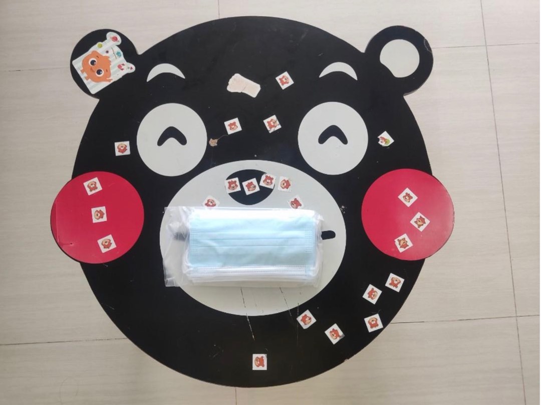 Bless Foldable cute Bear table for kids, Furniture & Home Living ...