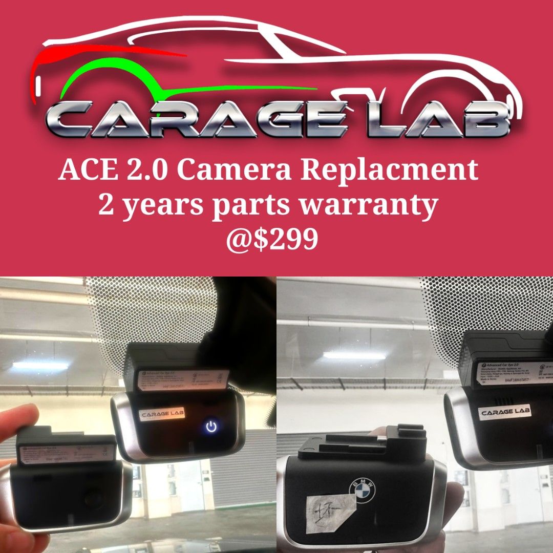 BMW ACE 2.0 2nd Gen (All replacement new camera will be 2nd Gen improved version) and 3.0 Pro ...