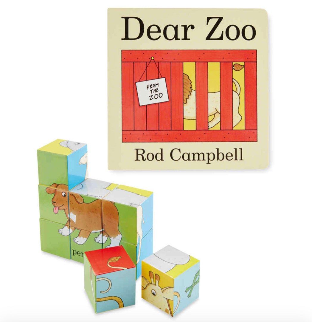BNIB Dear Zoo Book & Puzzle Blocks (9 blocks, 6 puzzles), Babies & Kids ...