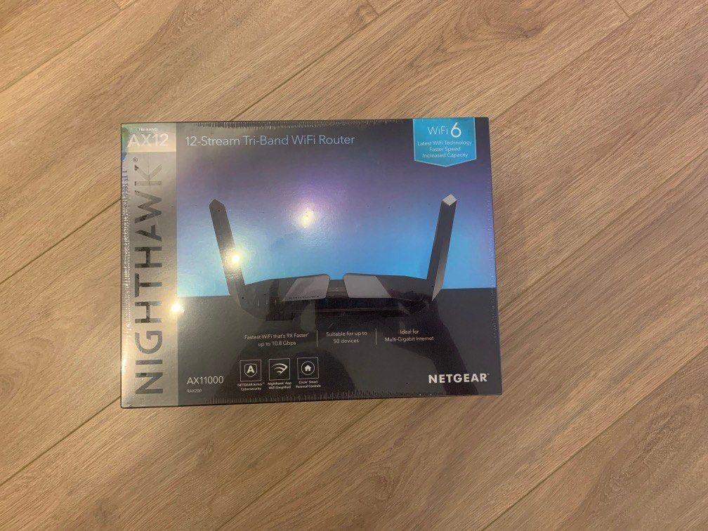 [BNIB] Netgear Nighthawk RAX200 Tri-band AX12 Wi-Fi 6- AX 11000 ...