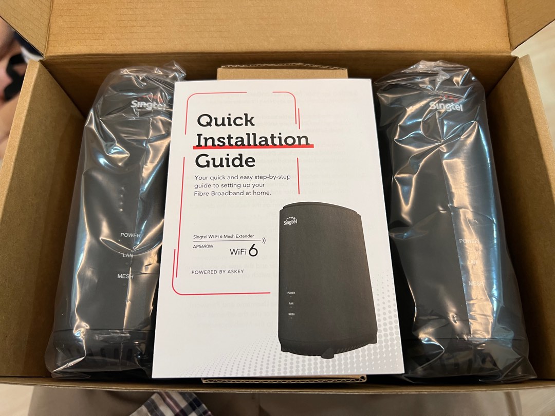BNIB Singtel Dual Mesh, Computers & Tech, Parts & Accessories ...