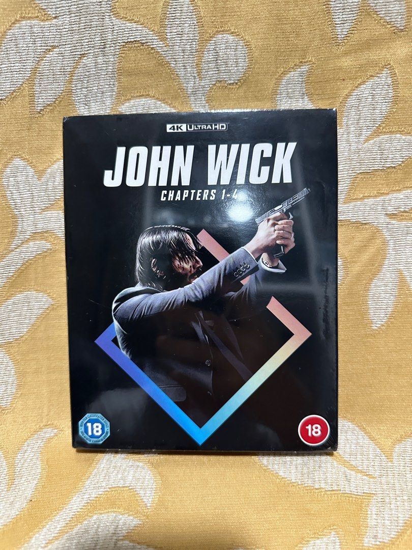 Brand New Sealed John Wick (Chapters 1-4) 4K UHD Collector's Box Set ...