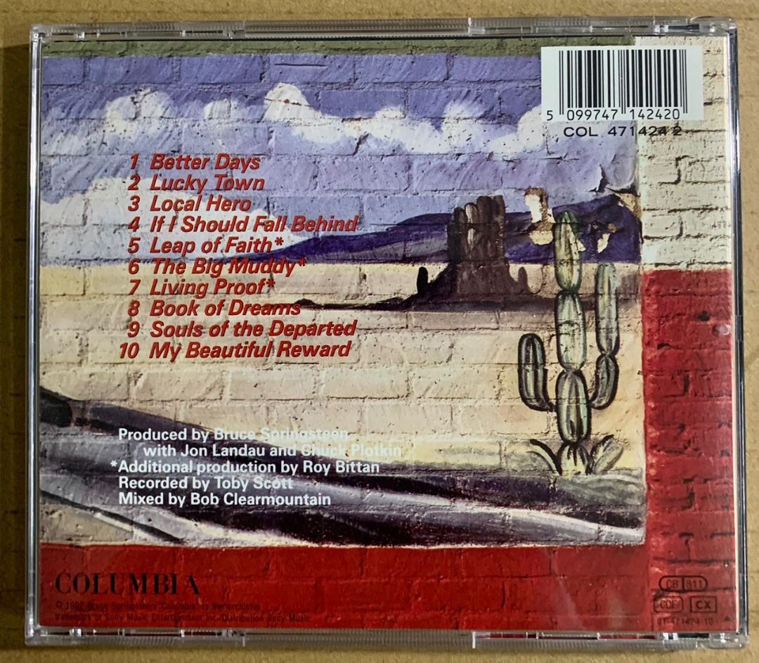 Bruce Springsteen - Lucky Town (CD, EU, 1992) DCG26, Hobbies & Toys ...