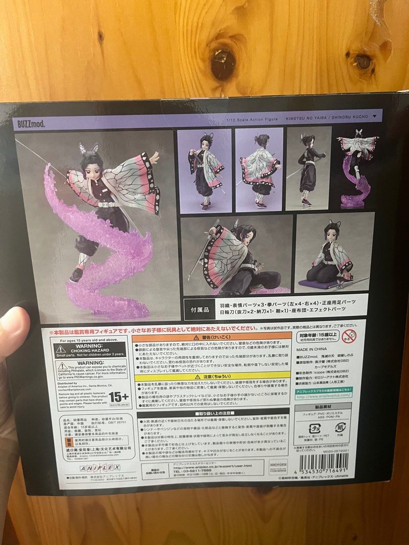 Buzzmod 鬼滅之刃 蝴蝶忍 & Figma 超異域公主 貪吃佩可, 興趣及遊戲, 玩具 & 遊戲類 - Carousell