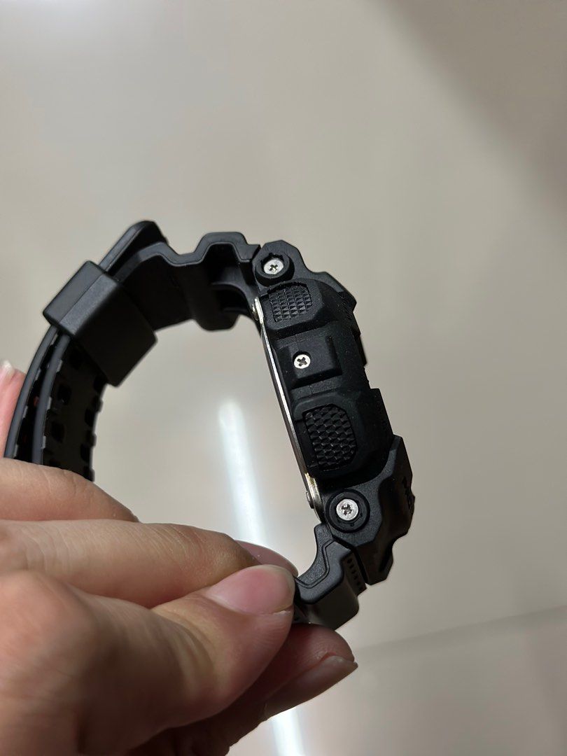 Casio G-Shock GA100B Coke Black Case on Carousell