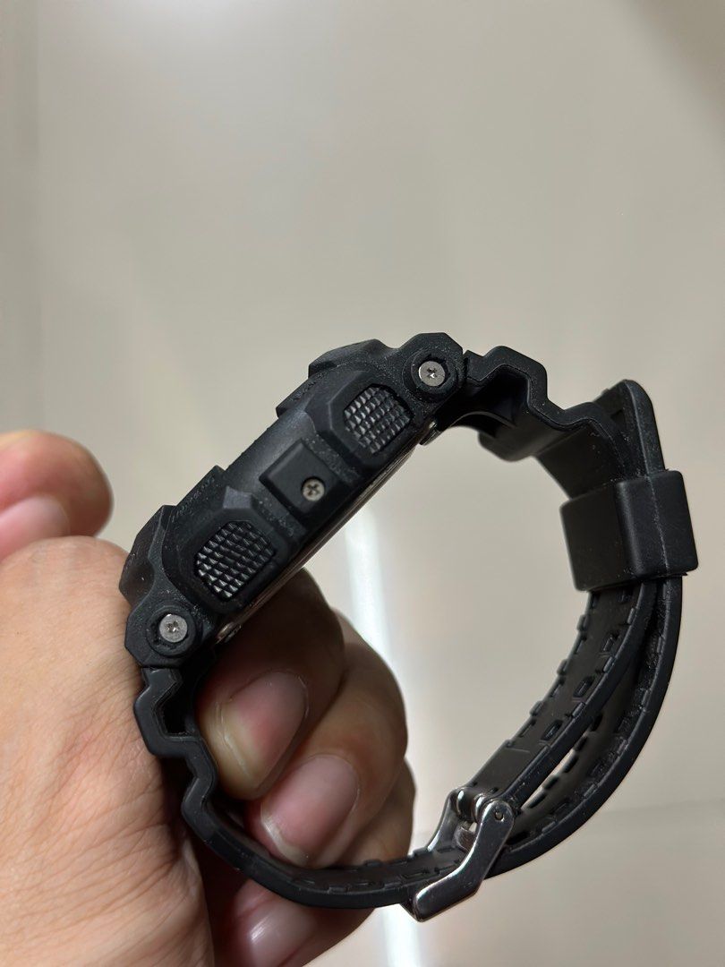 Casio G-Shock GA100B Coke Black Case on Carousell