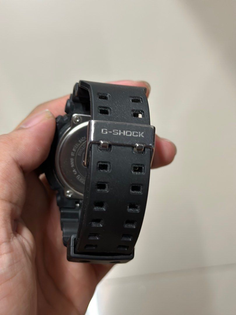 Casio G-Shock GA100B Coke Black Case on Carousell