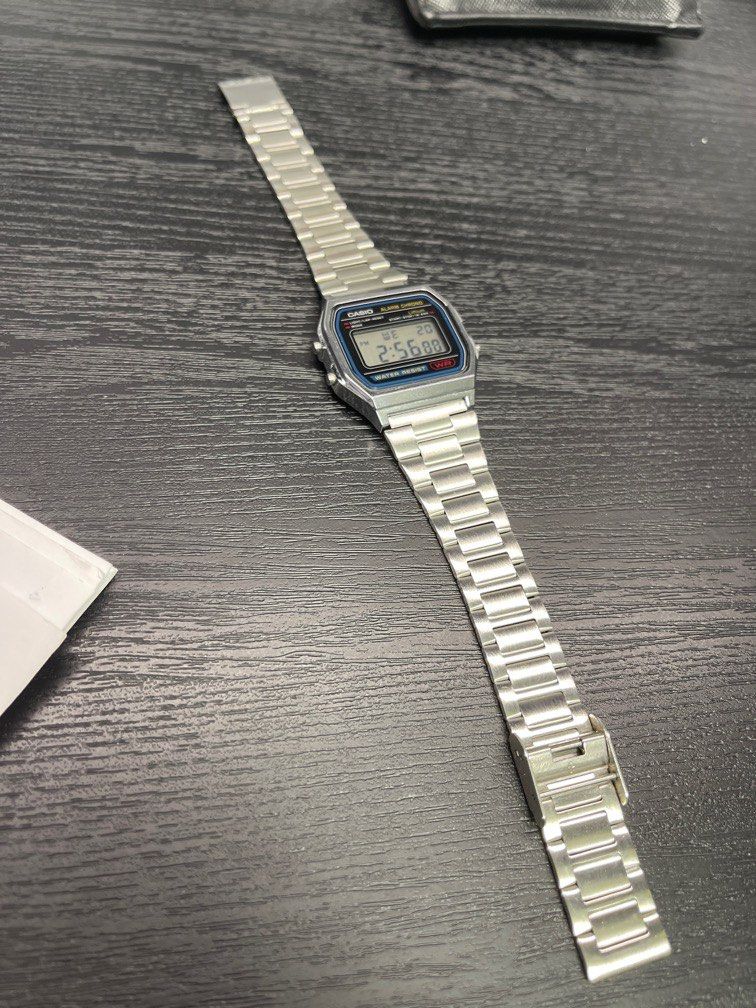 Casio Stainless Steel Watch A158W, Luxury, Watches on Carousell