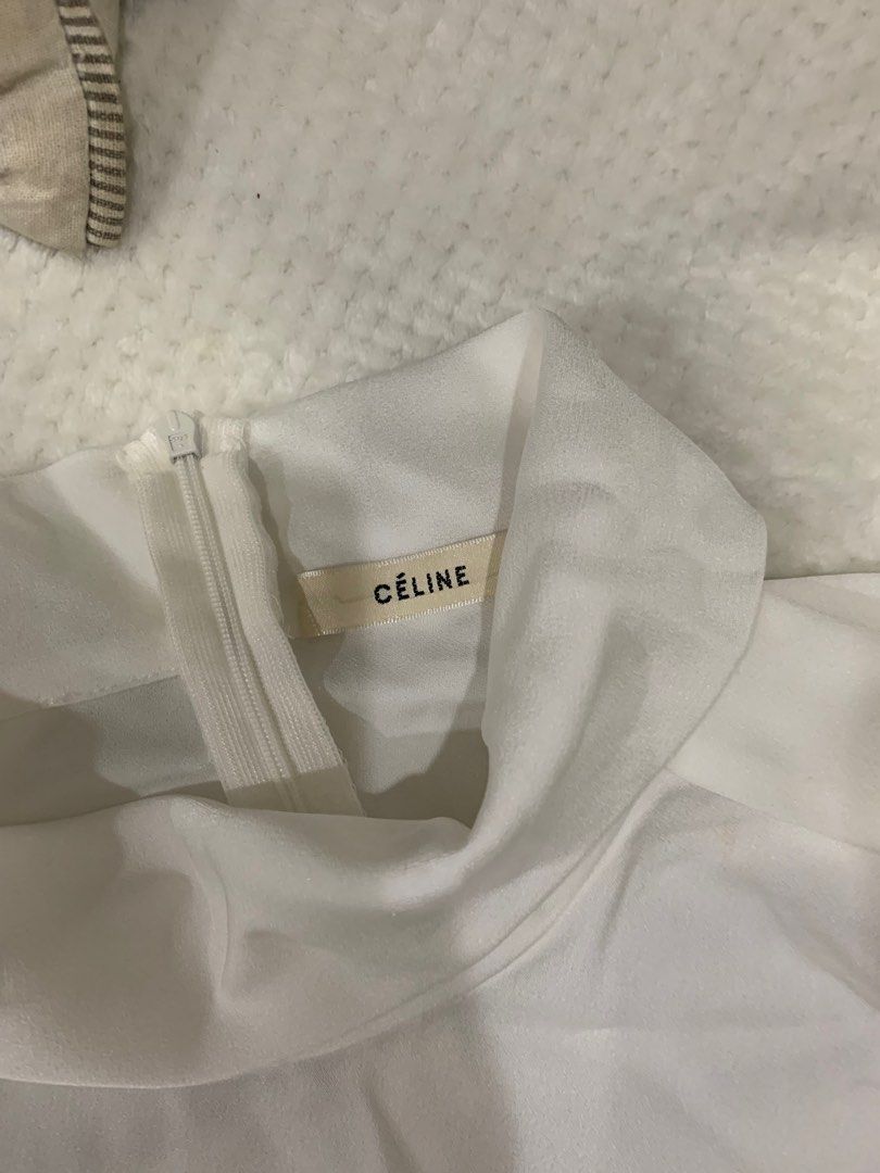 Celine cute white top office smart casual on Carousell