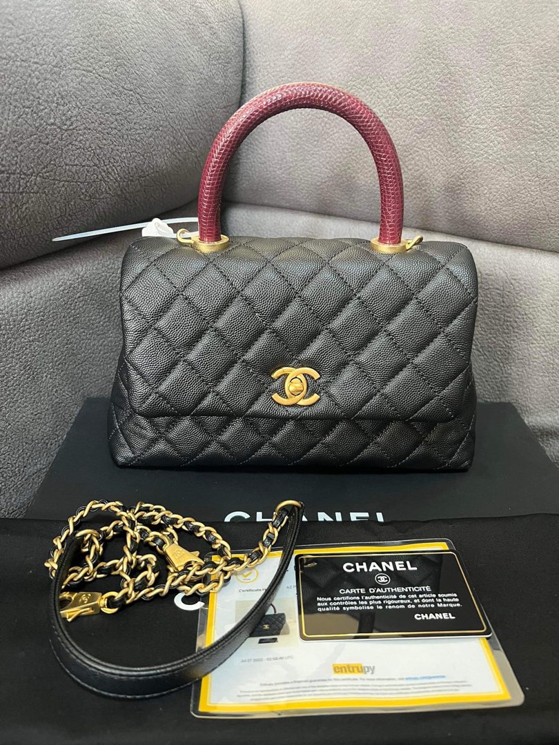 Chanel Coco Lizard Handle Small/Mini on Carousell