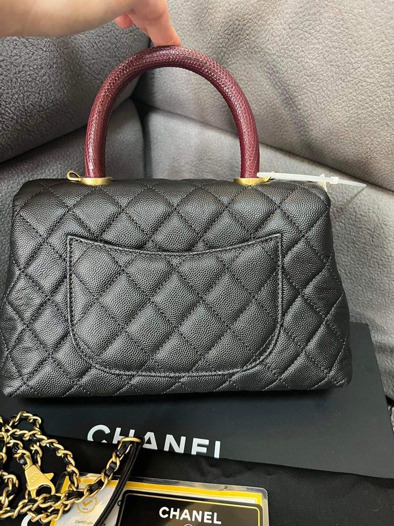 Chanel Coco Lizard Handle Small/Mini on Carousell