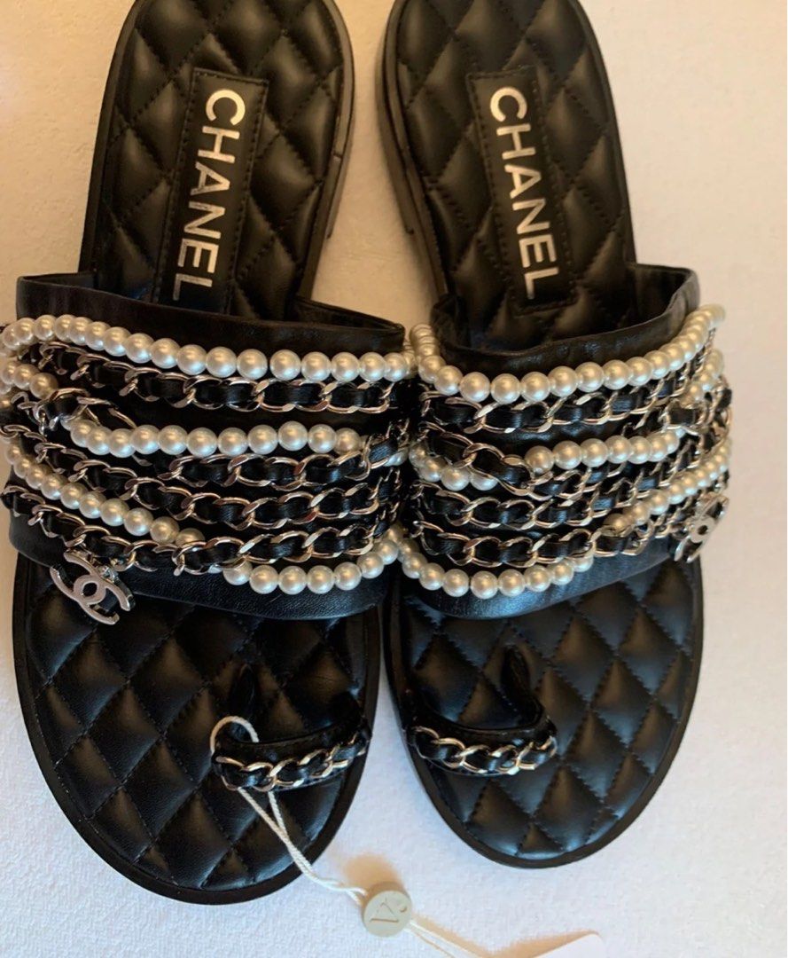 Chanel sandala, Women's Fashion, Footwear, Sandals on Carousell