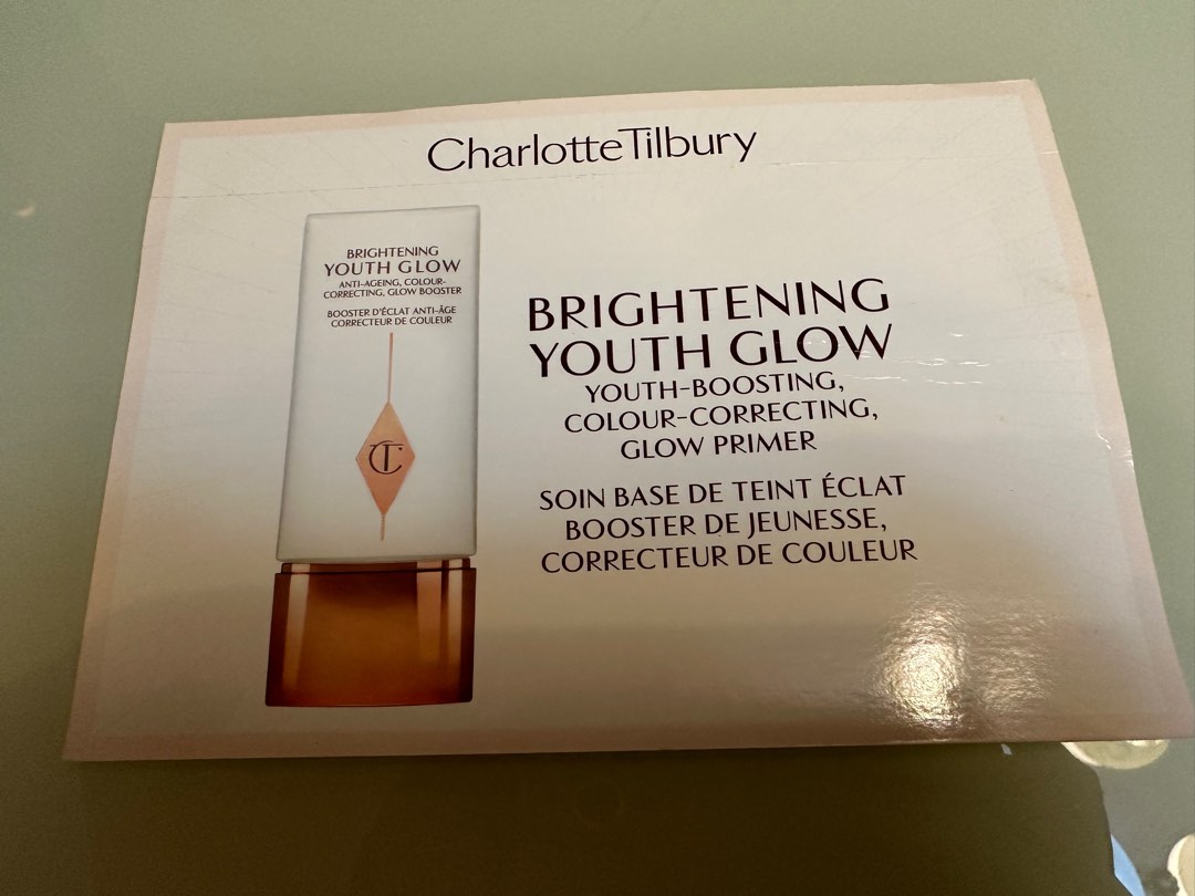 Charlotte Tilbury Brightening Youth Glow sample, 美容＆化妝品, 健康及美容 - 皮膚護理 ...