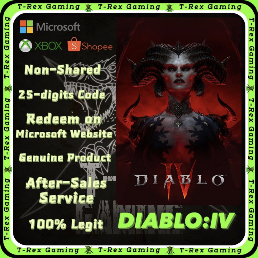 *Cheap* Diablo:IV Xbox One Xbox Series X/S Win10, Video Gaming, Video ...
