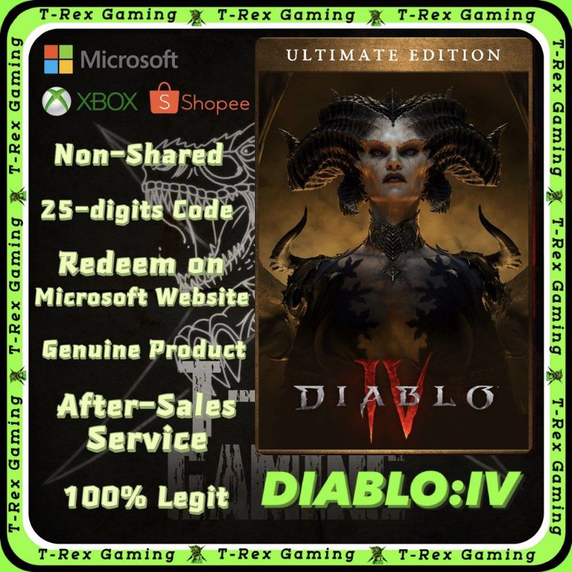 *Cheap* Diablo:IV Xbox One Xbox Series X/S Win10, Video Gaming, Video ...