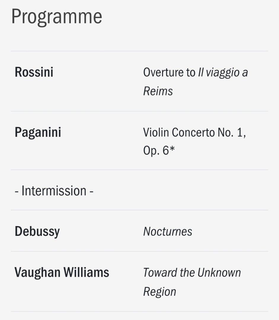 Chloe Chua Plays Paganini 2 September 2023 Category 4 at Esplanade with ...