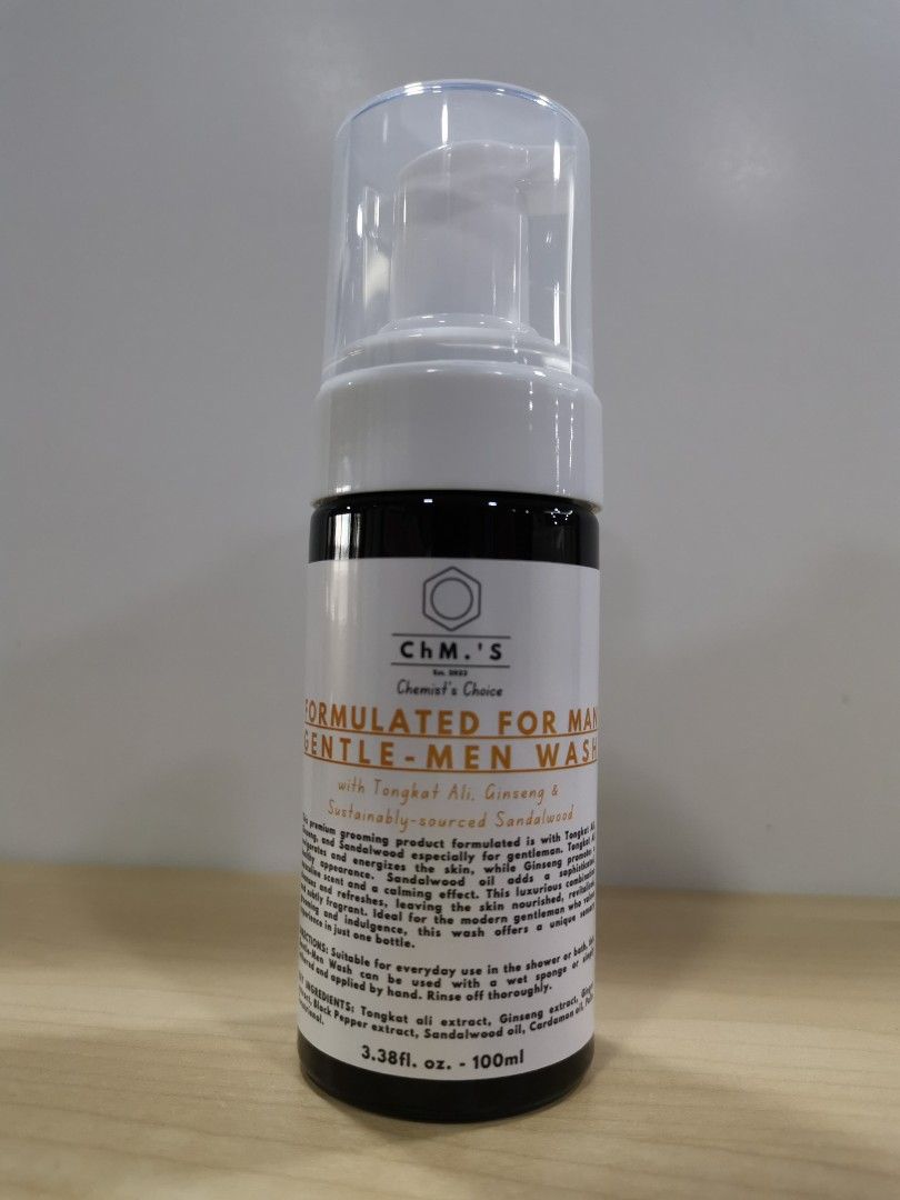 ChM.'S Gentle-Men Wash / Masculine Wash/ Men's Intimate Care Foam Soap ...