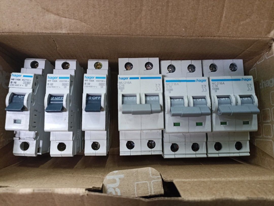 Circit breaker, Rccb, mcb, mccb, TV & Home Appliances, Electrical ...