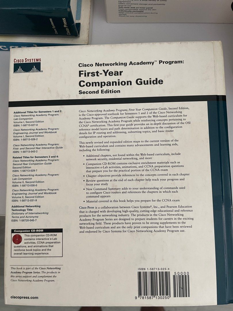 Cisco Networking Academy Program First Year Companion Guide Hobbies